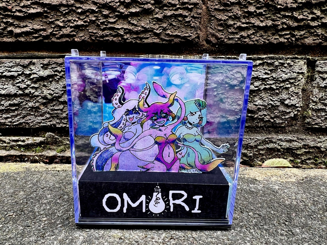 OMORI Slime Girls 3D Game Cube Diorama - Etsy Israel