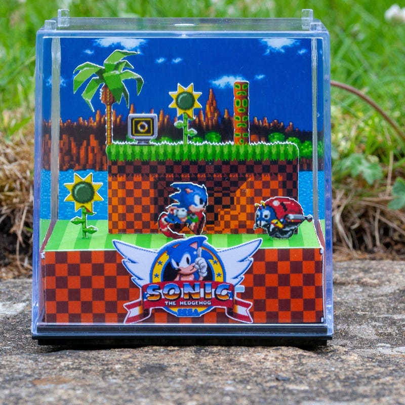 Sonic Diorama - Etsy UK