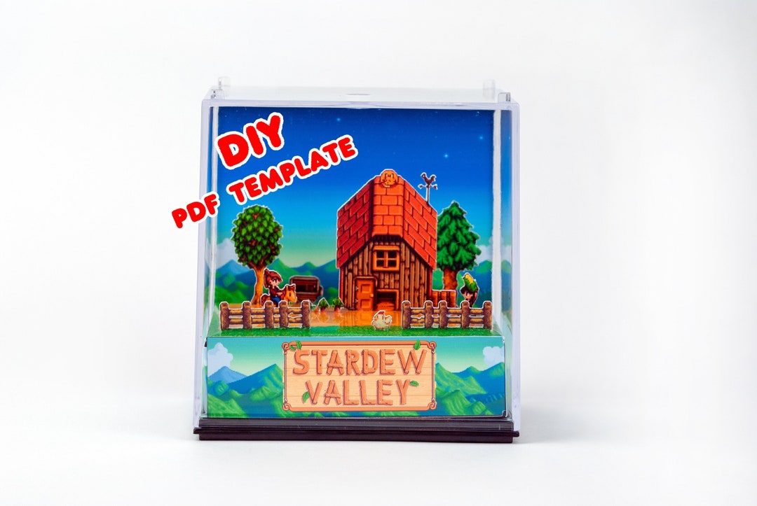 STARDEW VALLEY - DIY Template - Make Your Own 3D Game Cube Papercraft ...