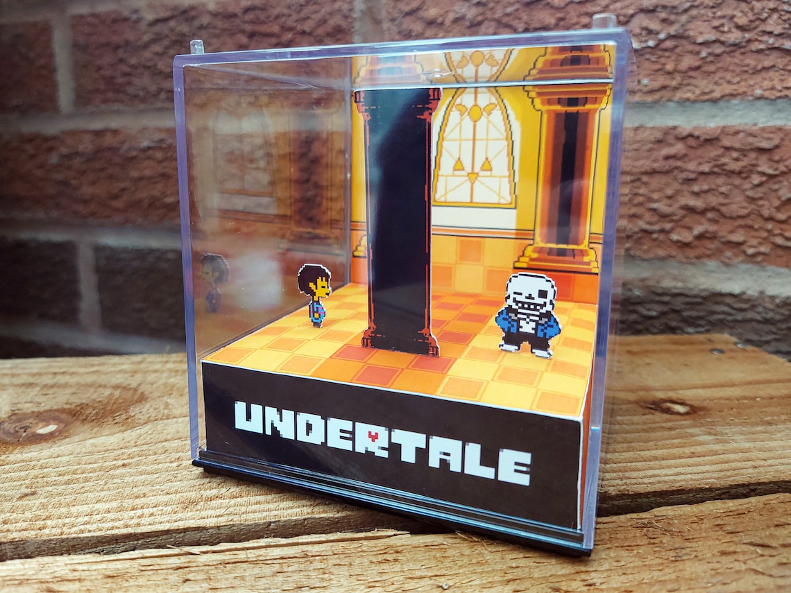 UNDERTALE Last Corridor 3D Game Cube Diorama - Etsy