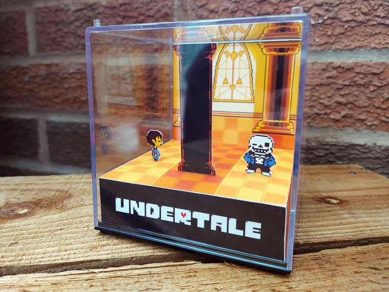 UNDERTALE Last Corridor 3D Game Cube Diorama - Etsy India