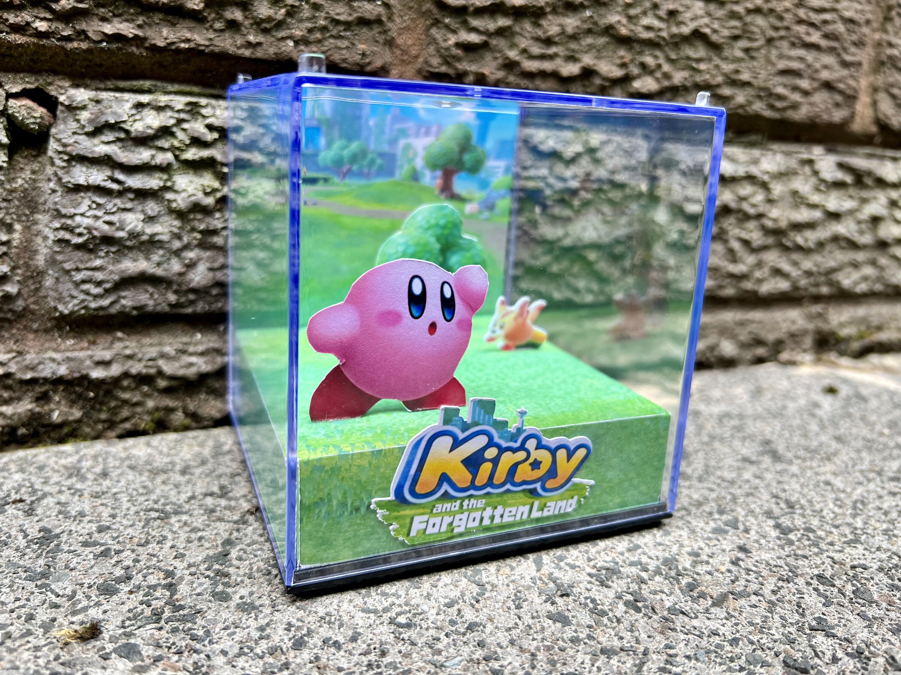 KIRBY and the FORGOTTEN LAND 3D Game Cube Diorama - Etsy UK