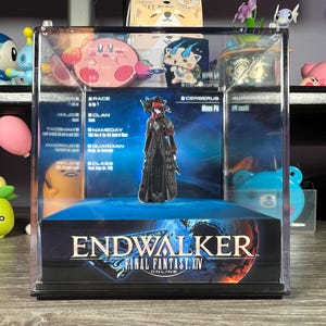 FFXIV CUSTOM CHARACTER Diorama - Final Fantasy 14 - 3D Game Cube ...