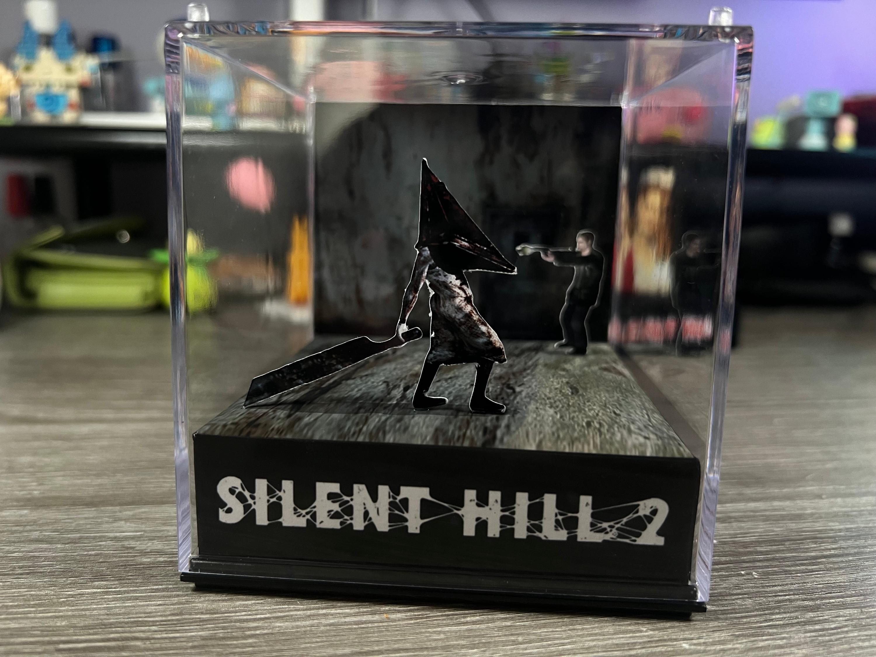 Silent Hill 2 - Pyramid Head Boss - 3D Game Cube Diorama - Etsy