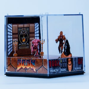DOOM - 3D Game Cube Diorama - Etsy