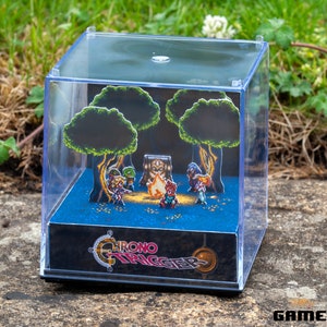 CHRONO TRIGGER - Campfire Scene - DIY Template - Make Your Own 3D Game ...