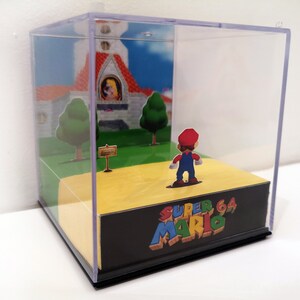 SUPER MARIO 64 - 3D Game Cube Diorama - Etsy UK