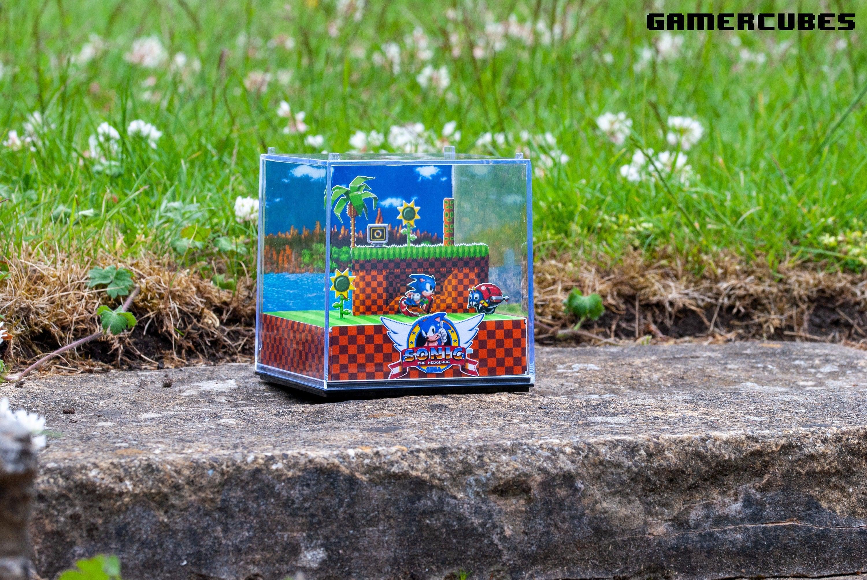 SONIC THE HEDGEHOG - Diy Template - Make Your Own 3D Game Cube ...