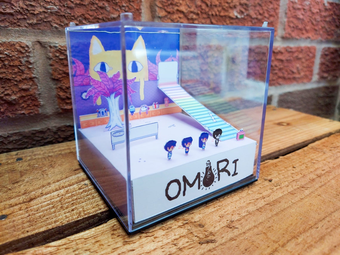 OMORI Neighbor's Room 3D Game Cube Diorama | Etsy UK