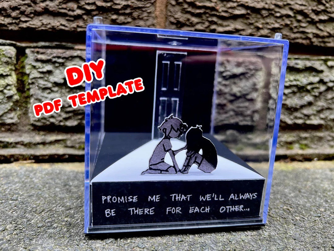 OMORI - Promise Me - DIY Template - Make Your Own 3D Game Cube ...