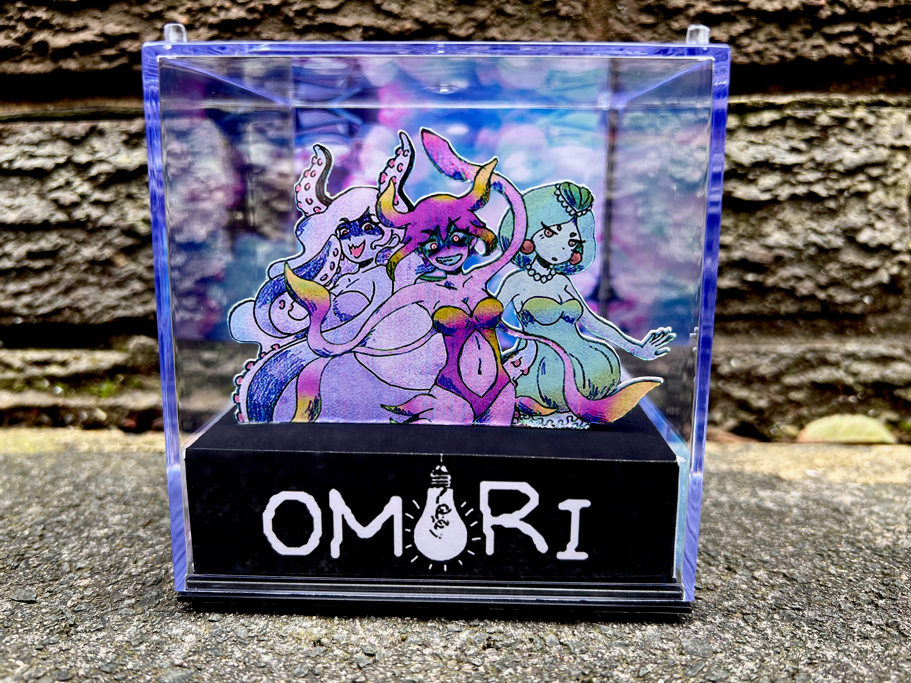 OMORI Slime Girls 3D Game Cube Diorama - Etsy