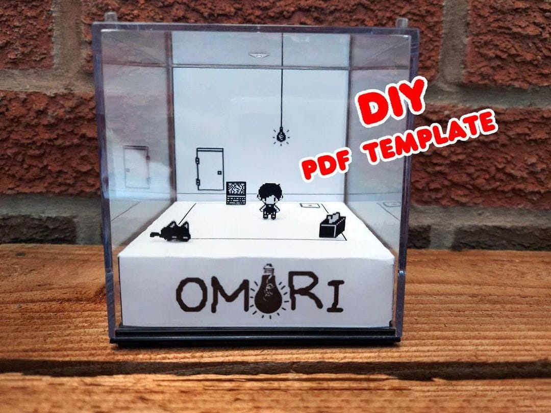 OMORI White Space - DIY Template - Make Your Own 3D Game Cube ...
