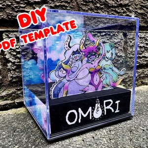OMORI Slime Girls DIY Template Make Your Own 3D Game Cube Papercraft ...