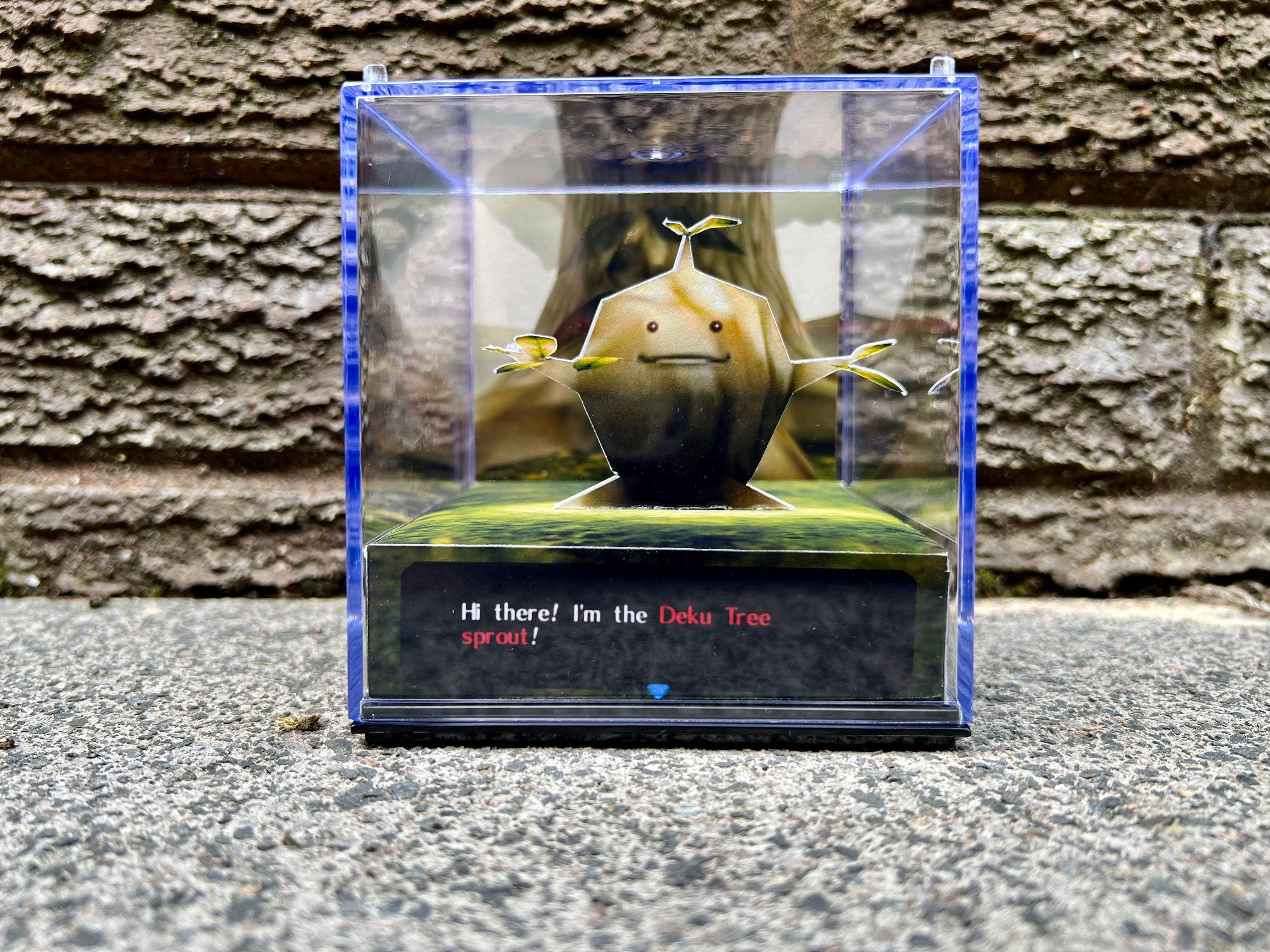 DEKU SPROUT - Zelda Ocarina of Time - 3D Game Cube Diorama - Etsy