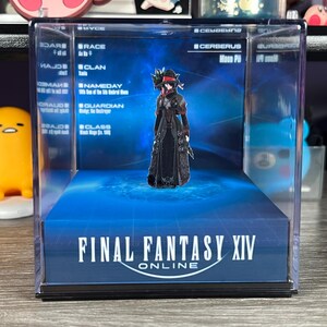 FFXIV CUSTOM CHARACTER Diorama - Final Fantasy 14 - 3D Game Cube ...