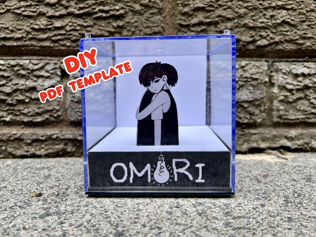 OMORI & SUNNY Hugging- DIY Template - Make Your Own 3D Game Cube ...