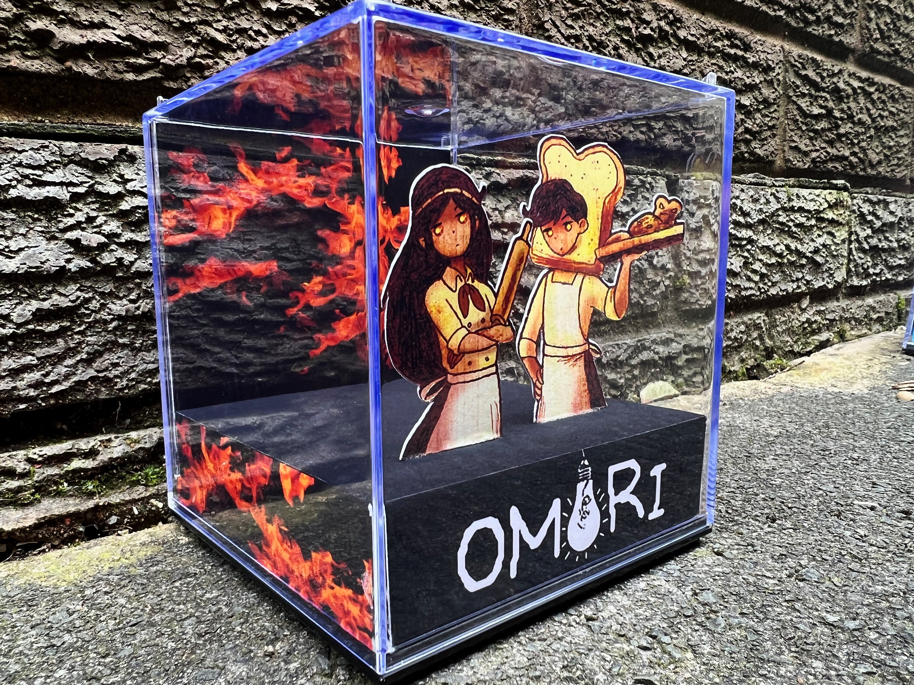 OMORI Unbread Twins 3D Game Cube Diorama - Etsy
