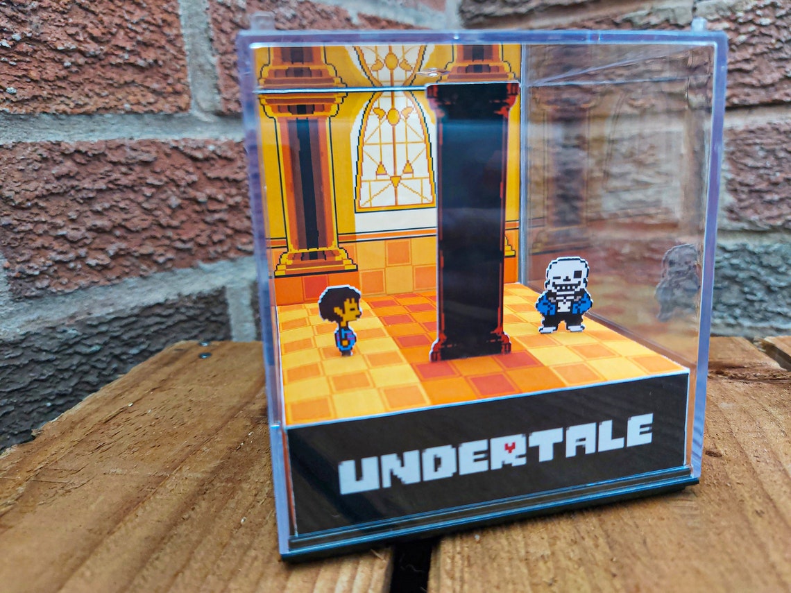 UNDERTALE Last Corridor 3D Game Cube Diorama - Etsy