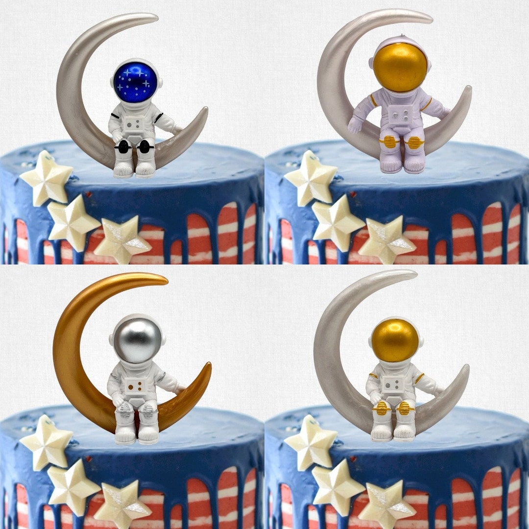 Astronaut Figure, Spaceman, Astronaut Cake Topper, Cake Decoration ...