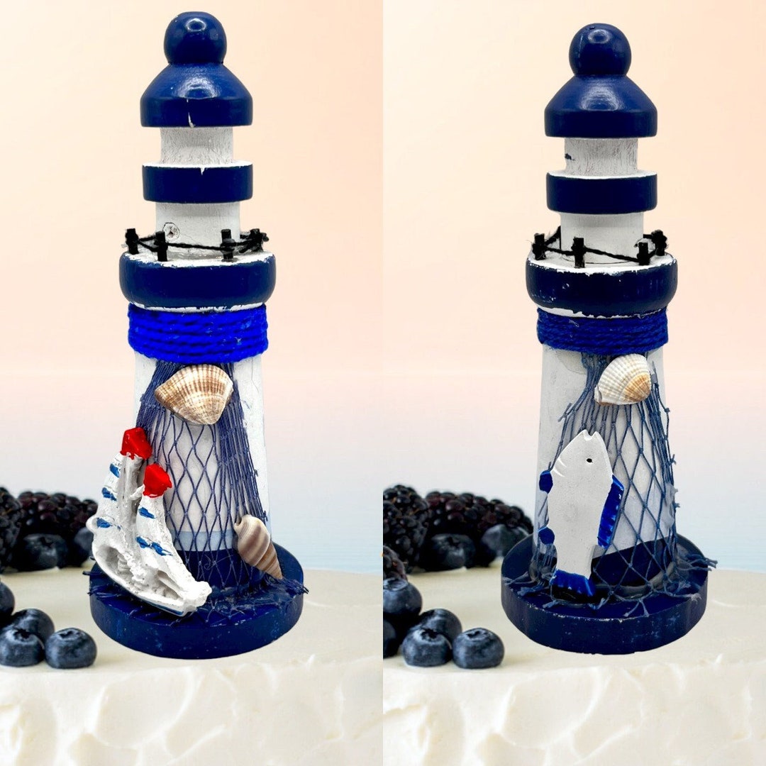Lighthouse, Lighthouse Cake, Light House Cake Topper, Cake Decoration, Cake Topper, Light Cake ...