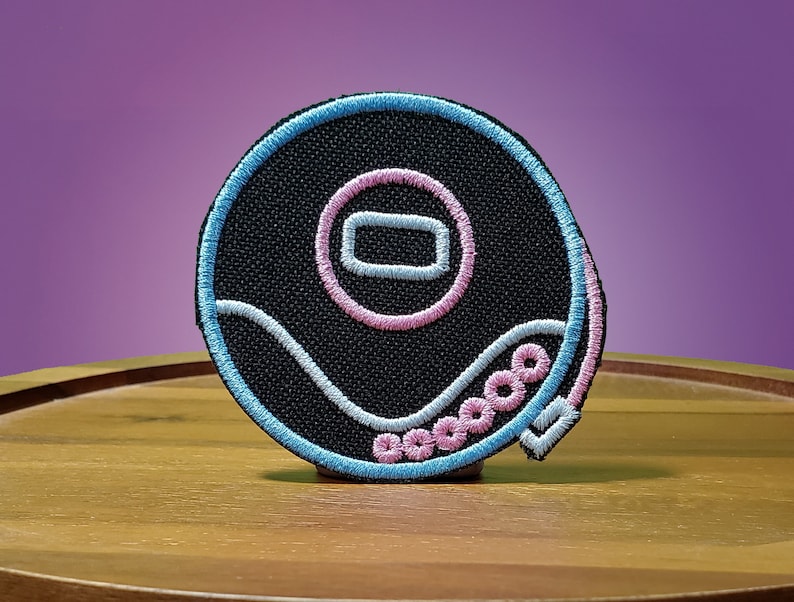 Neon CD Player Retro Aesthetic High Quality Shiny Iron on - Etsy