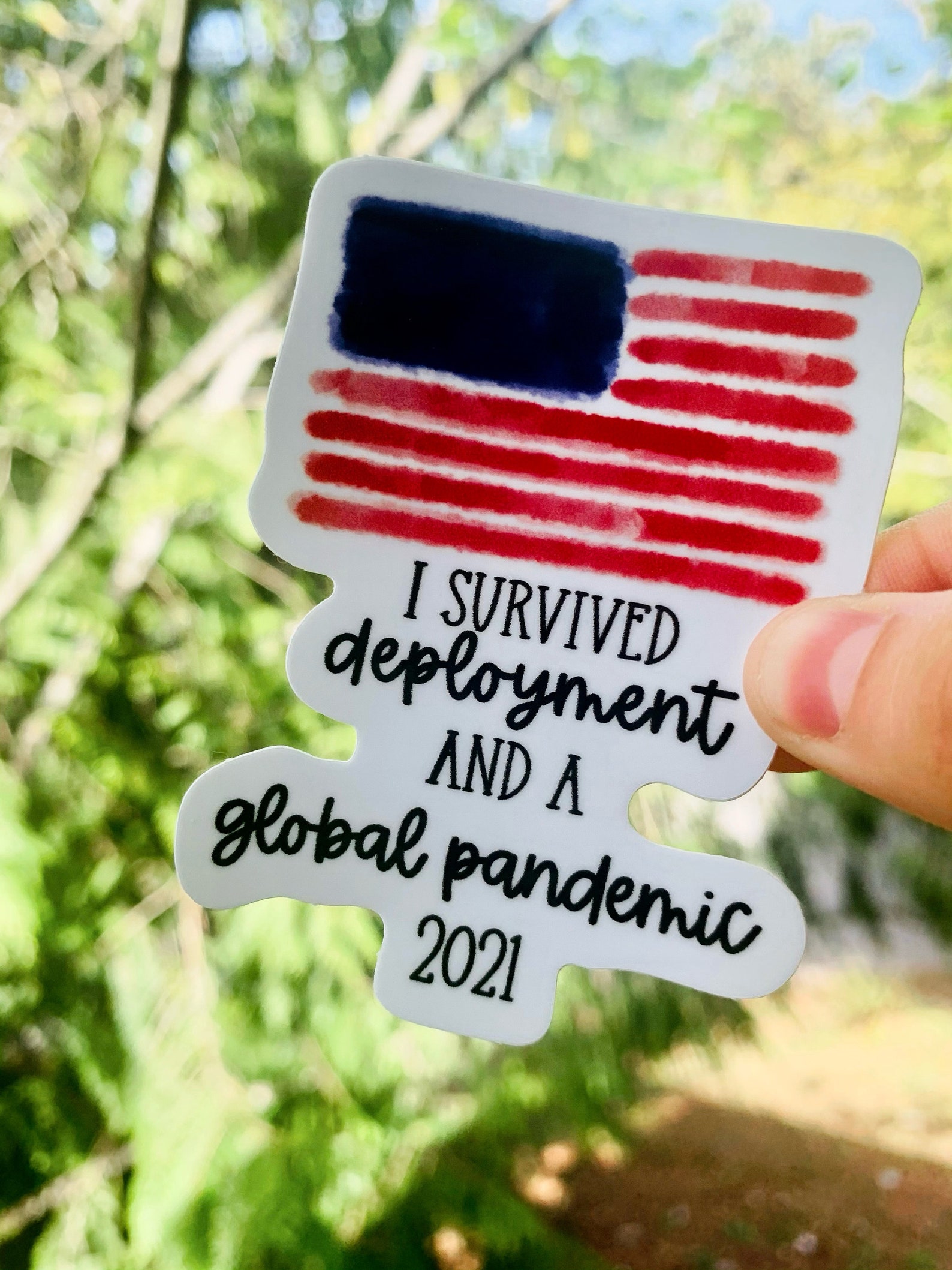 DEPLOYMENT STICKER 2021 Deployment Gift Military Wife | Etsy