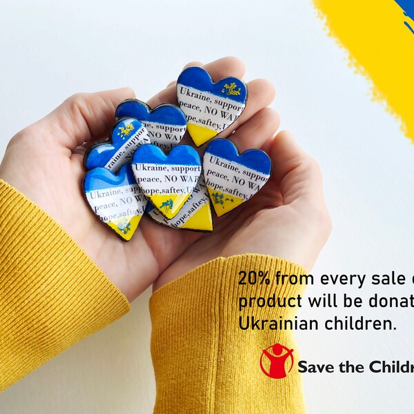 Ukraine Flag Pin - Etsy