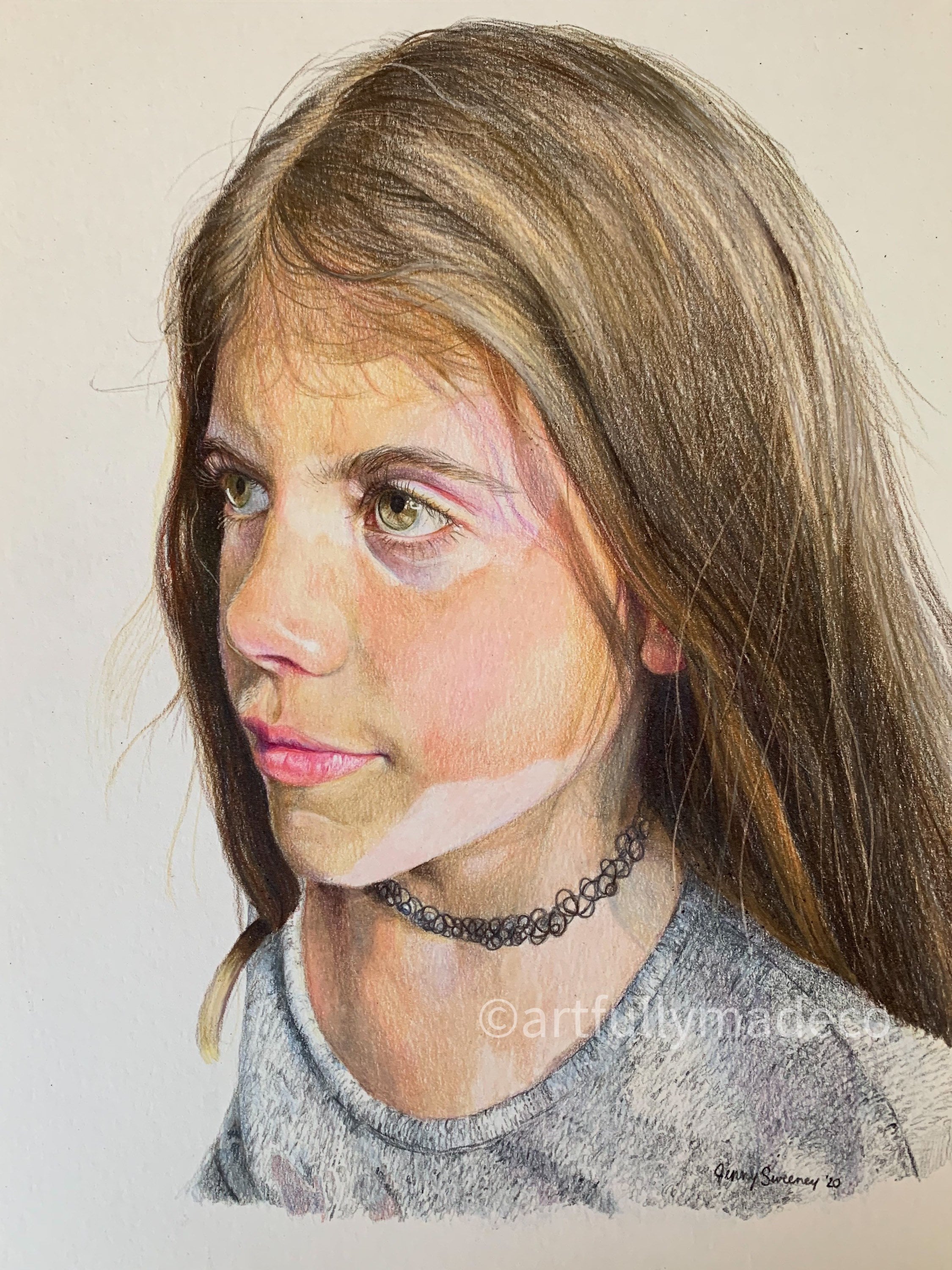 Custom Portrait Drawing, Drawing from photo, Pencil Drawing, Commission ...