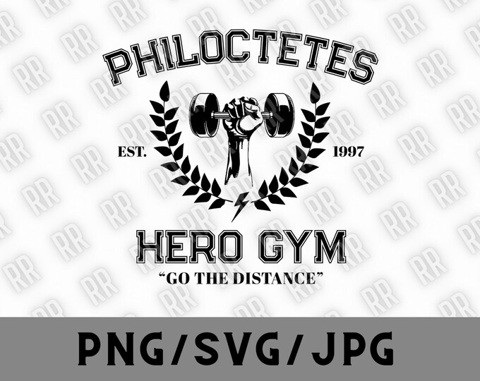 Philoctetes Hero Gym PNG, Hercules SVG, Sublimation, Philoctetes Gym ...