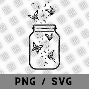 Butterfly Png Mason Jar Png Butterfly Jar Butterflies Png - Etsy Canada