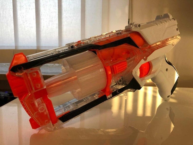 Improved Nerf Strongarm Mega Cylinder – 3D Printed Upgrade Part | Fire ...