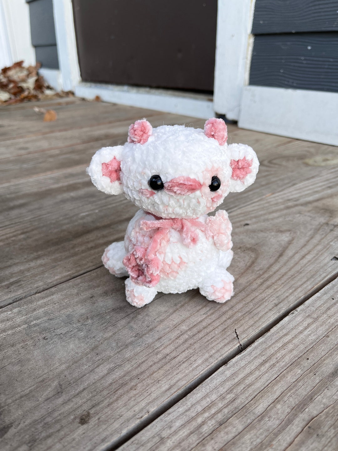 Sakura Cow // Pink Crochet Cow - Etsy
