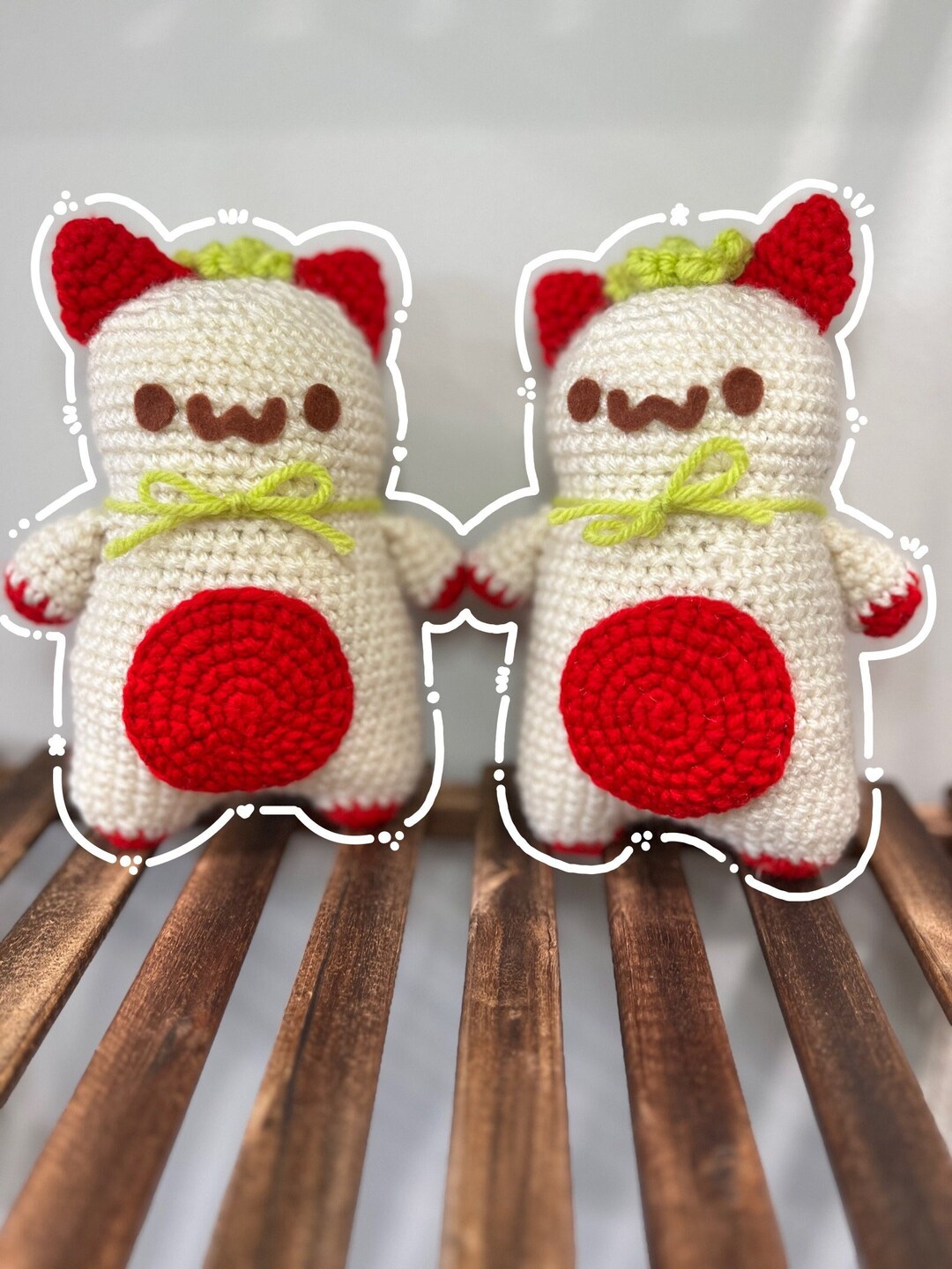 Crocheted Strawberry Cat - Etsy