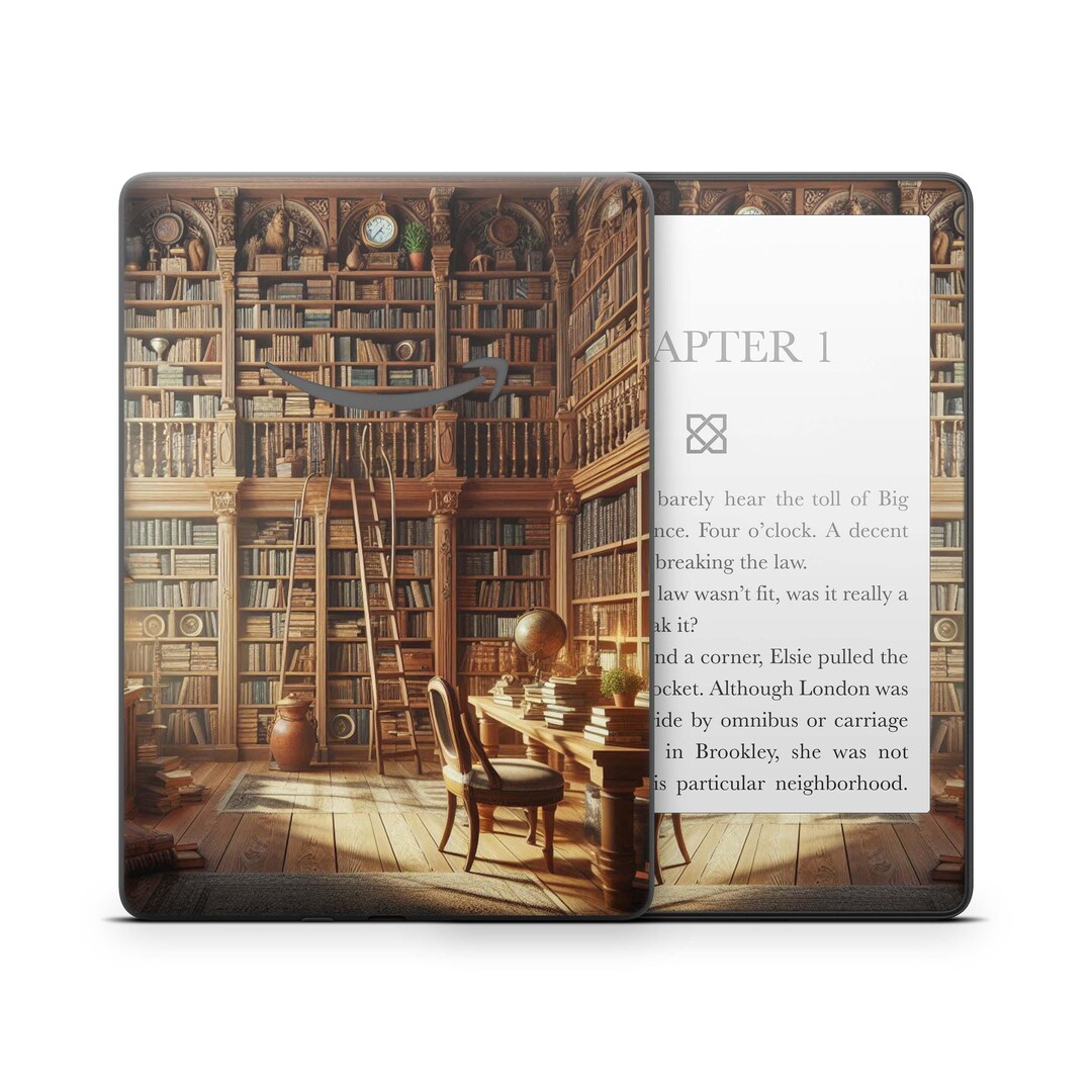 Library Amazon Kindle Skins Great Design Colors Vinyl Stickers for ...