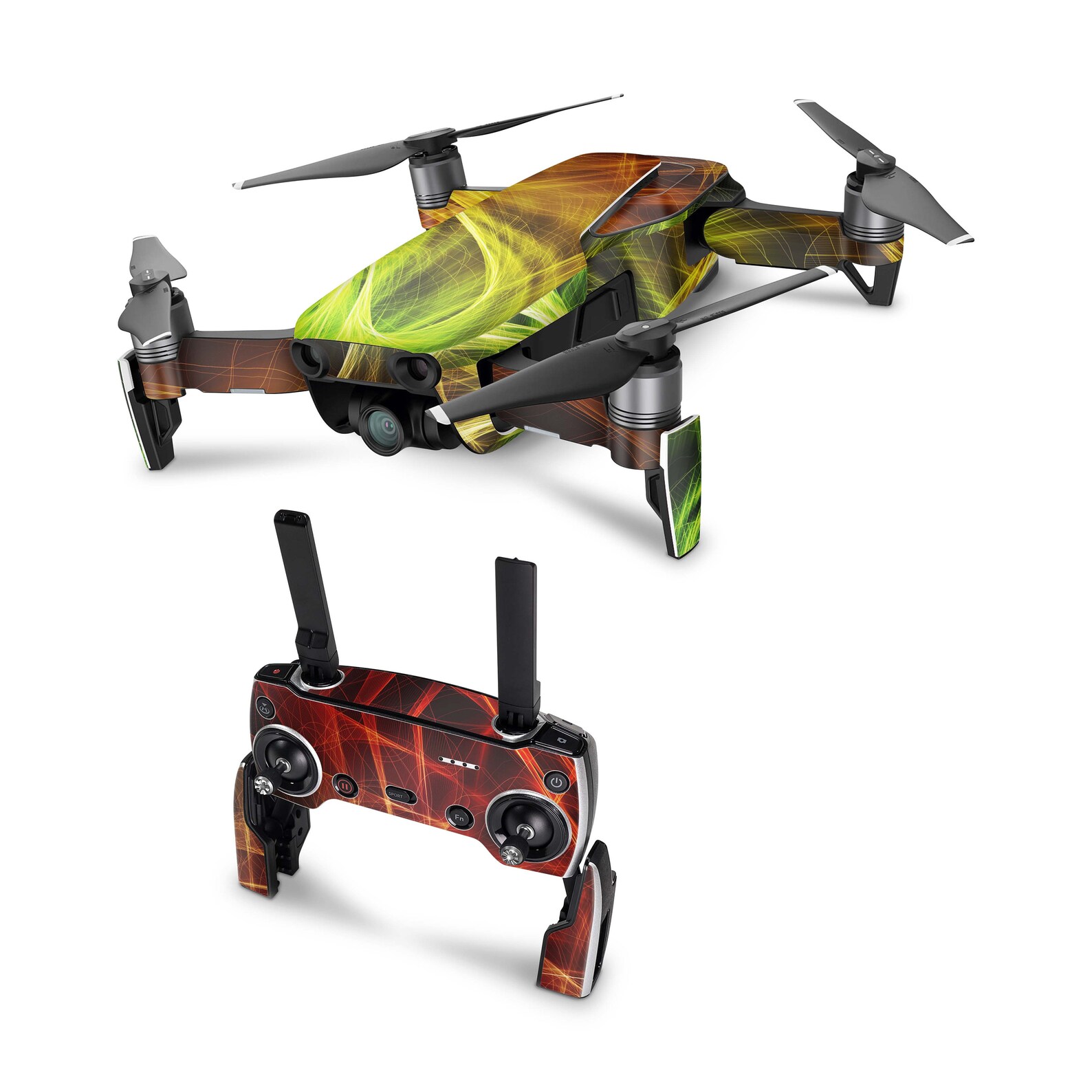 DJI Mavic Air 2 Skin Vinyl Sticker Skins Wrapping Drone Sticker ...