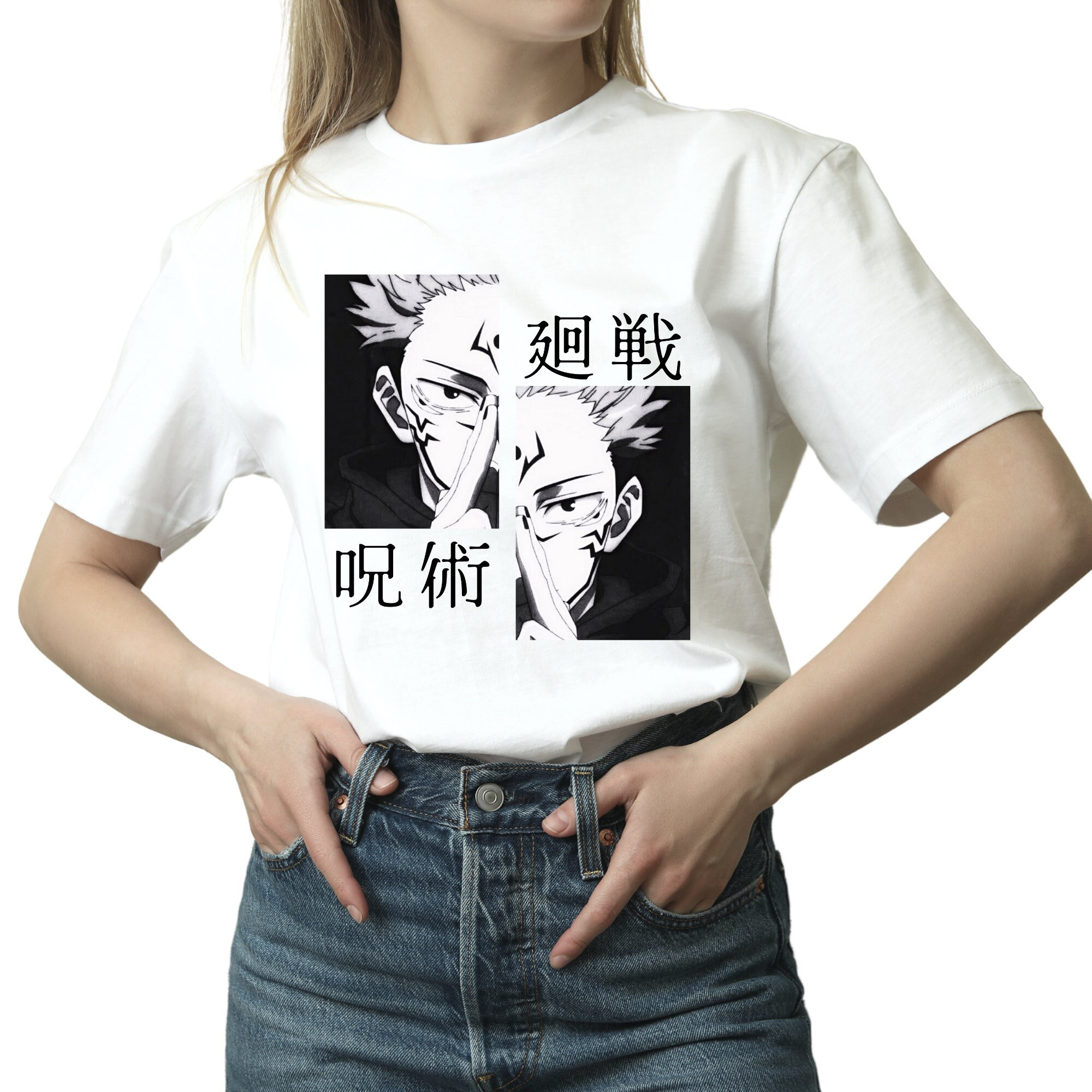Jujutsu Kaisen Sukuna Eyes Shirt,jujutsu Kaisen Shirt,Anime Shirt ...