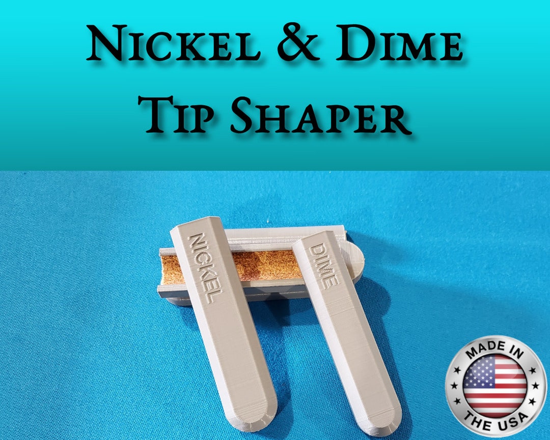 Both Tip Shapers for Pool Sticks dime and Nickel - Etsy