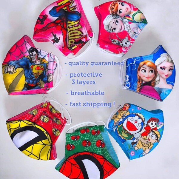 Toddler Face Mask Frozen - Etsy