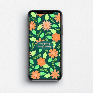 Orange Flower Wallpaper | Floral | Phone Wallpaper | Laptop Wallpaper ...