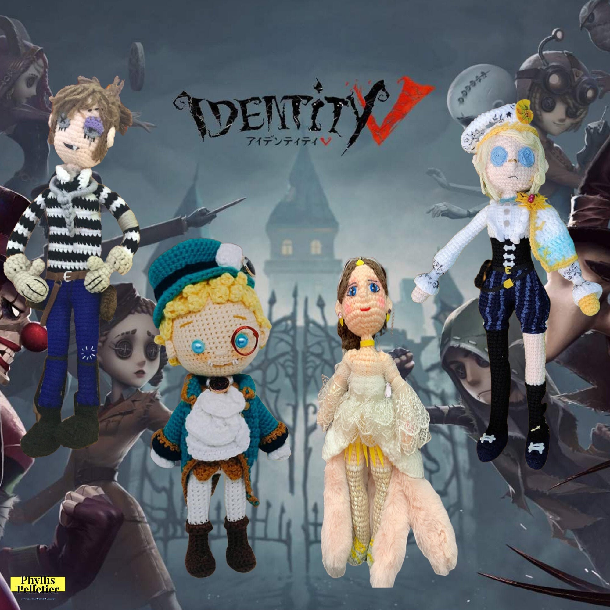 Custom Identity V Crochet Doll IDV Game Characters Game | Etsy