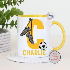 Football Mugs | Personalised Football Mug | Boys Football | Football ...