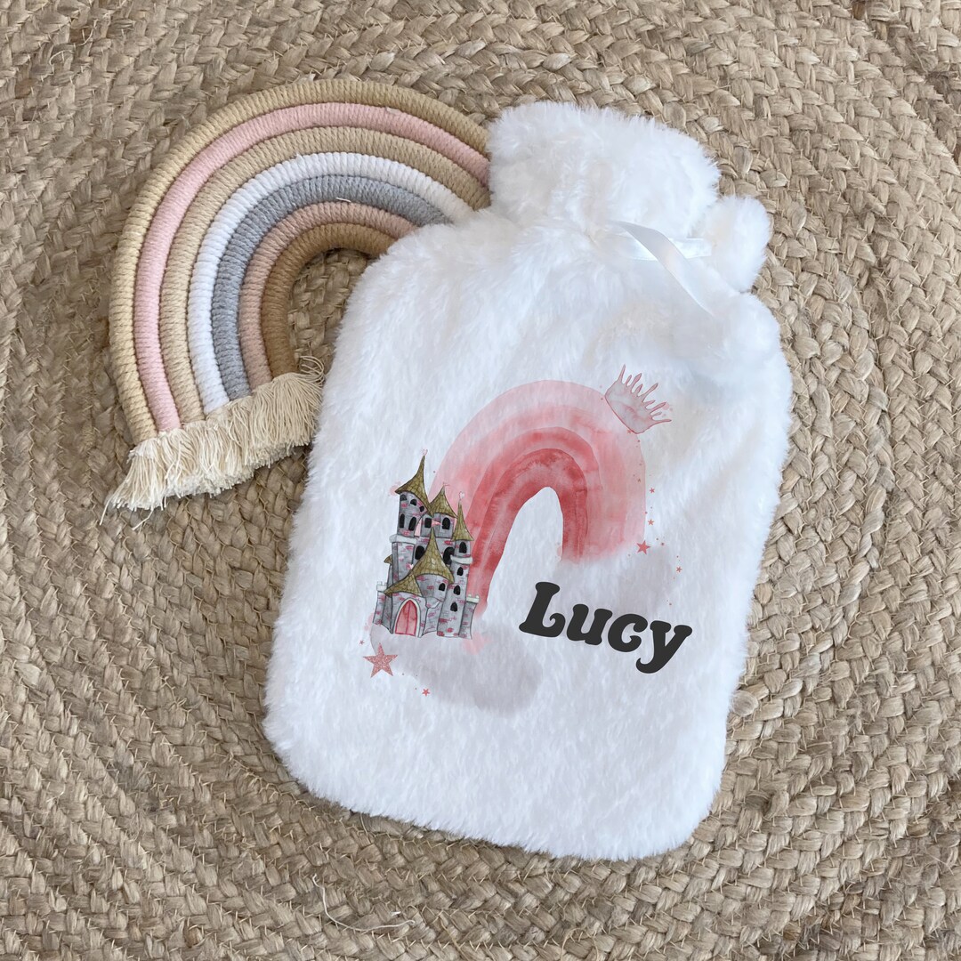 Princess Castle Hot Water Bottle Personalised Hot Water Bottle Wonky ...
