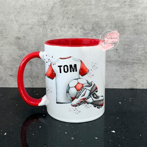 Football Mugs Personalised Football Mug Boys Football Football Shirts ...