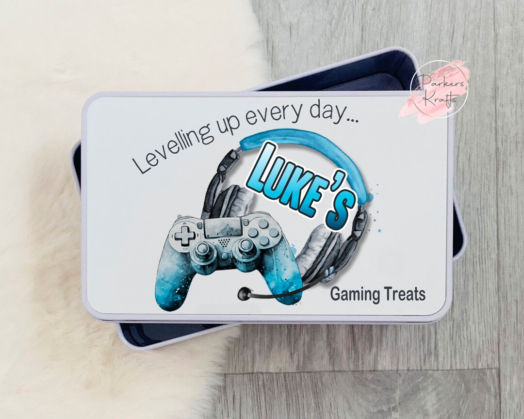 Personalised Tin | Sweet Tin | Gaming Storage Tin | Gaming Treats ...