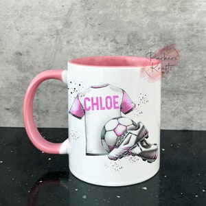 Football Mugs Personalised Football Mug Boys Football Football Shirts ...
