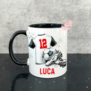 Football Mugs Personalised Football Mug Boys Football Football Shirts ...