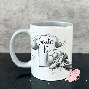 Football Mugs Personalised Football Mug Boys Football Football Shirts ...