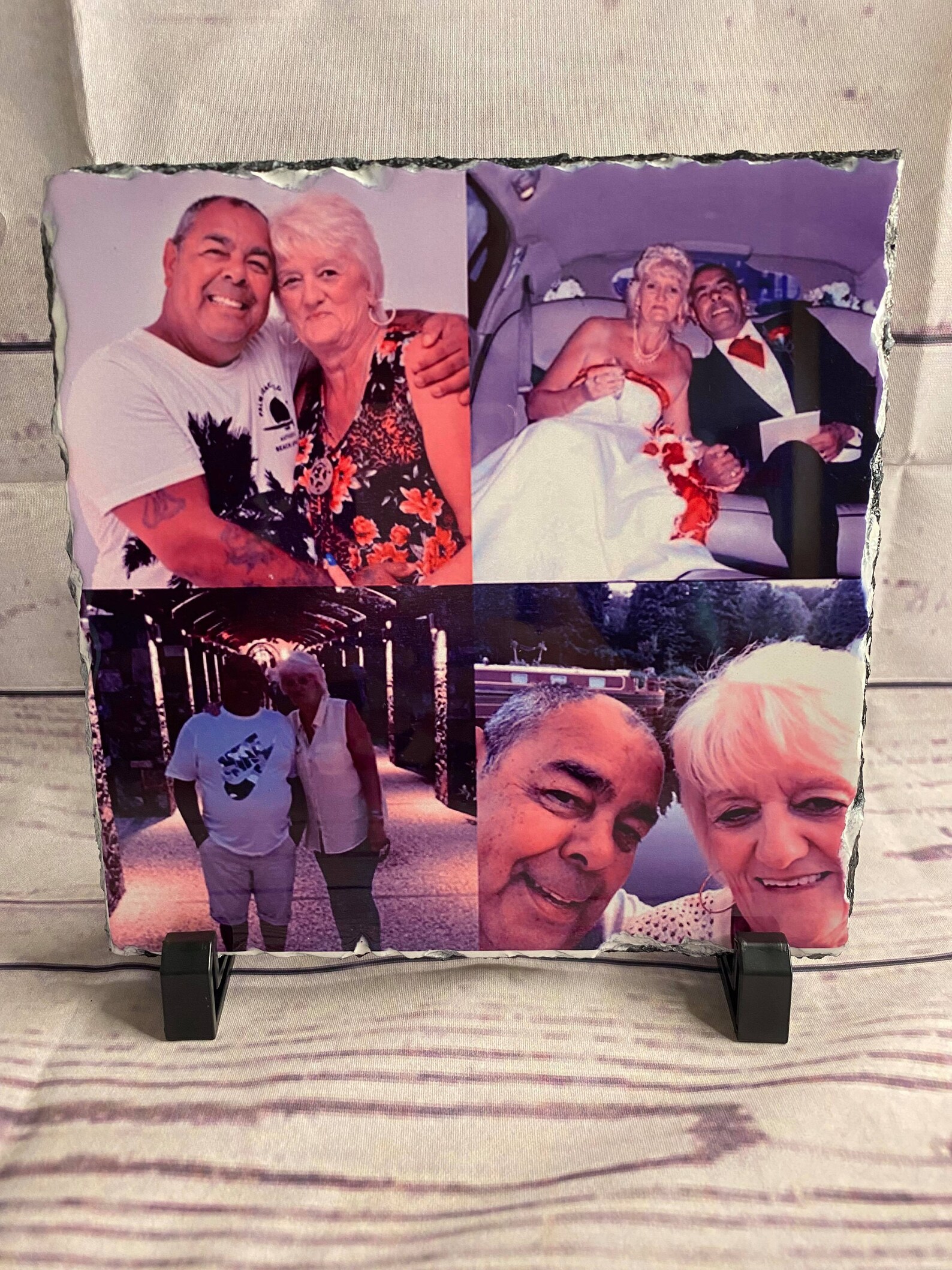 Photo Rock Slate Personalised Photo Slate Christmas Gift - Etsy