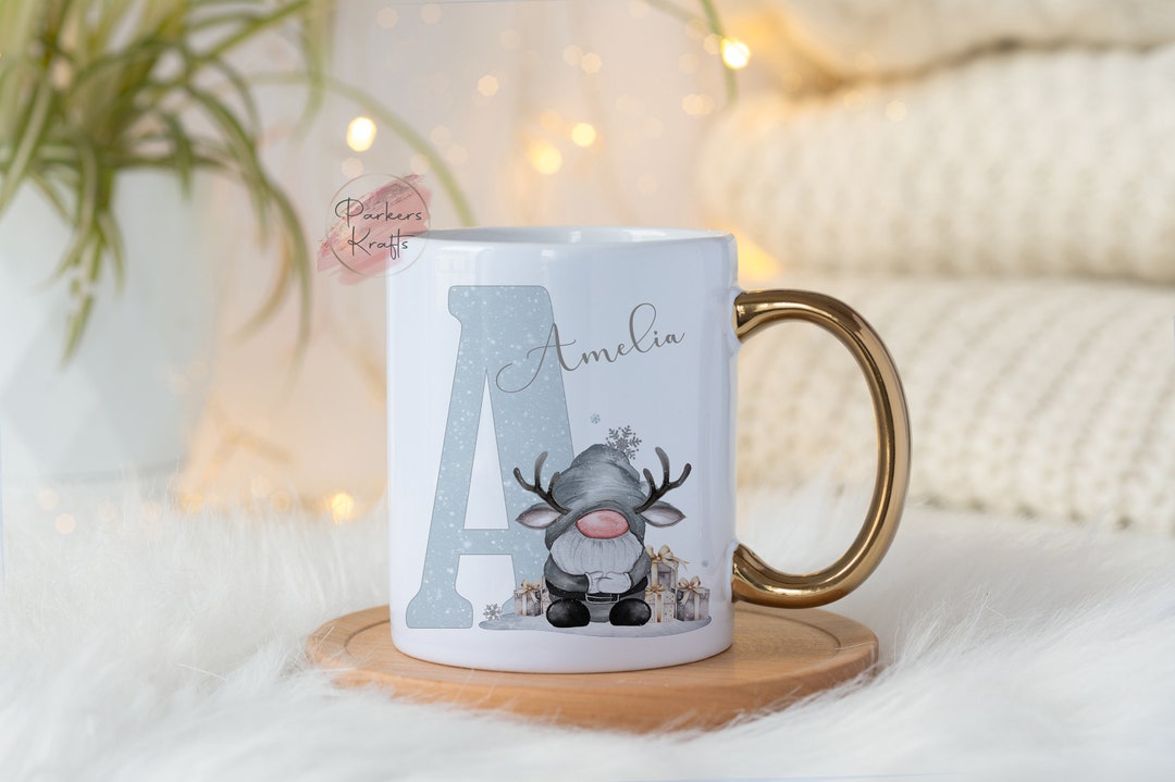 Personalised Gonk Mug | Reindeer Gonk | Stocking Filler | Gift for Her ...