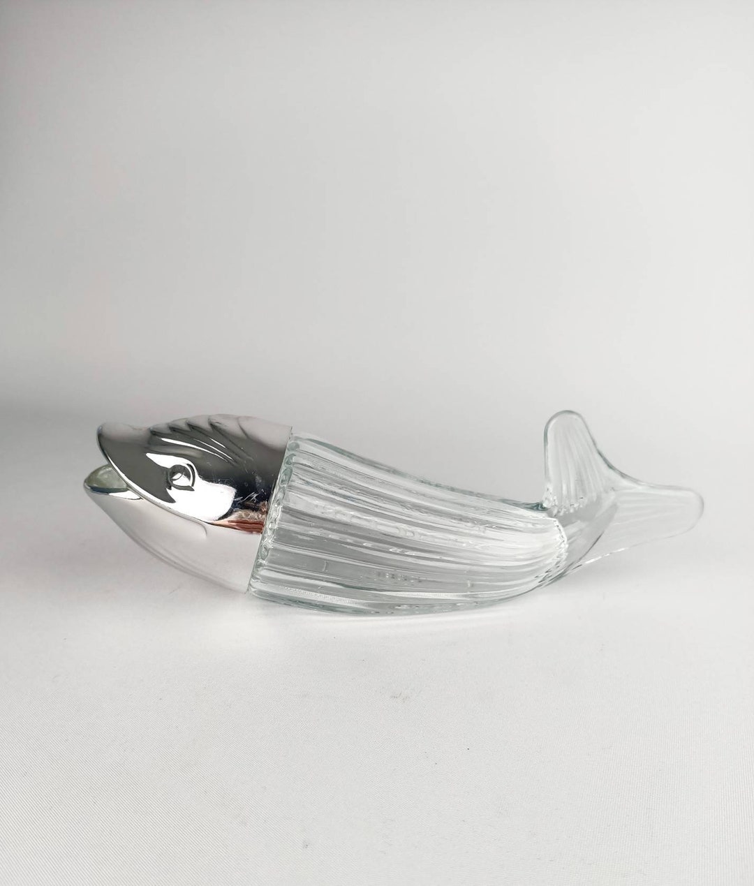 Vintage Glass Whale Nut Dispenser German Nuss Wal Kitsch - Etsy